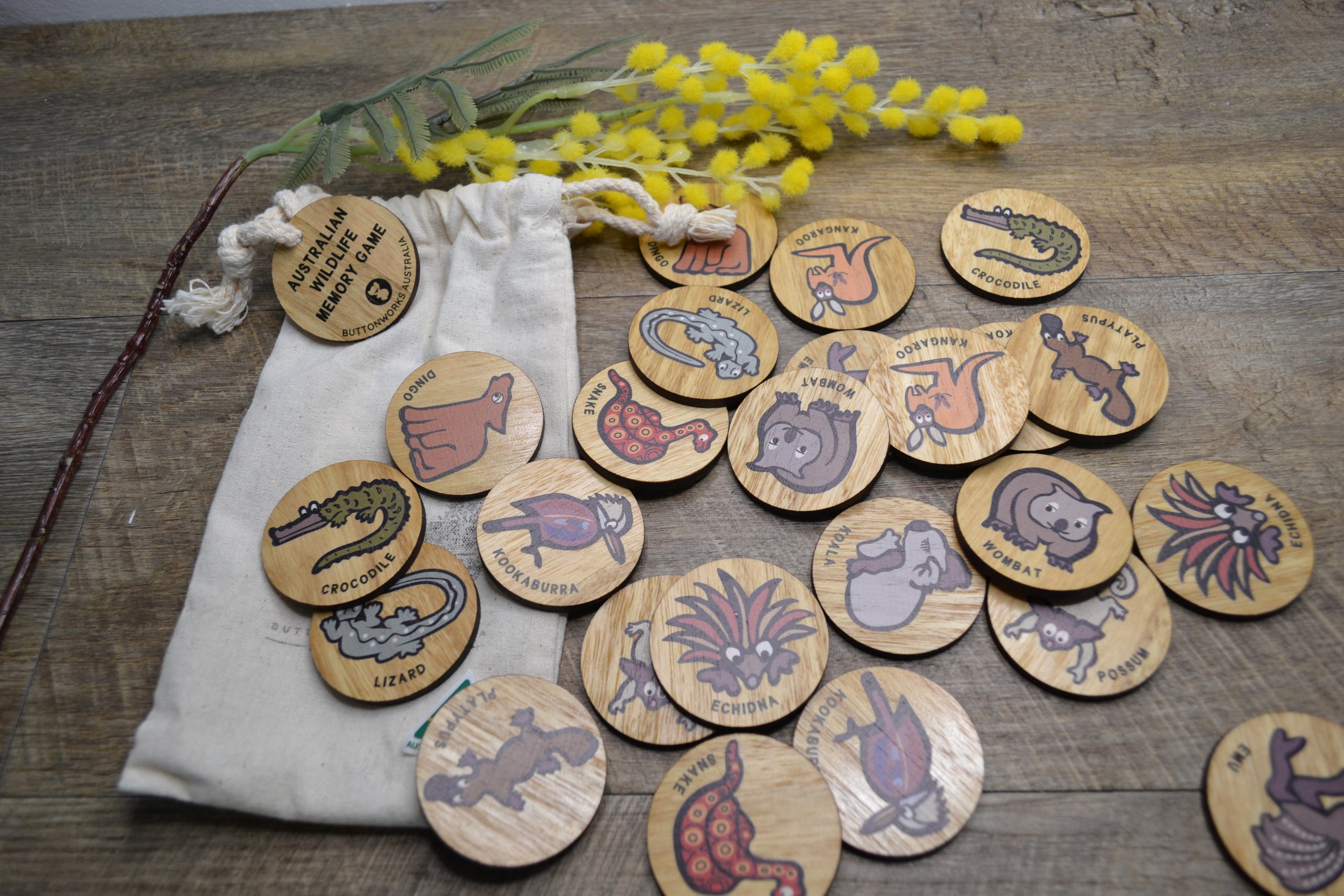 Australian Memory Game | A Sprig Of Wattle Shop 2/125 Main St, Pakenham ...