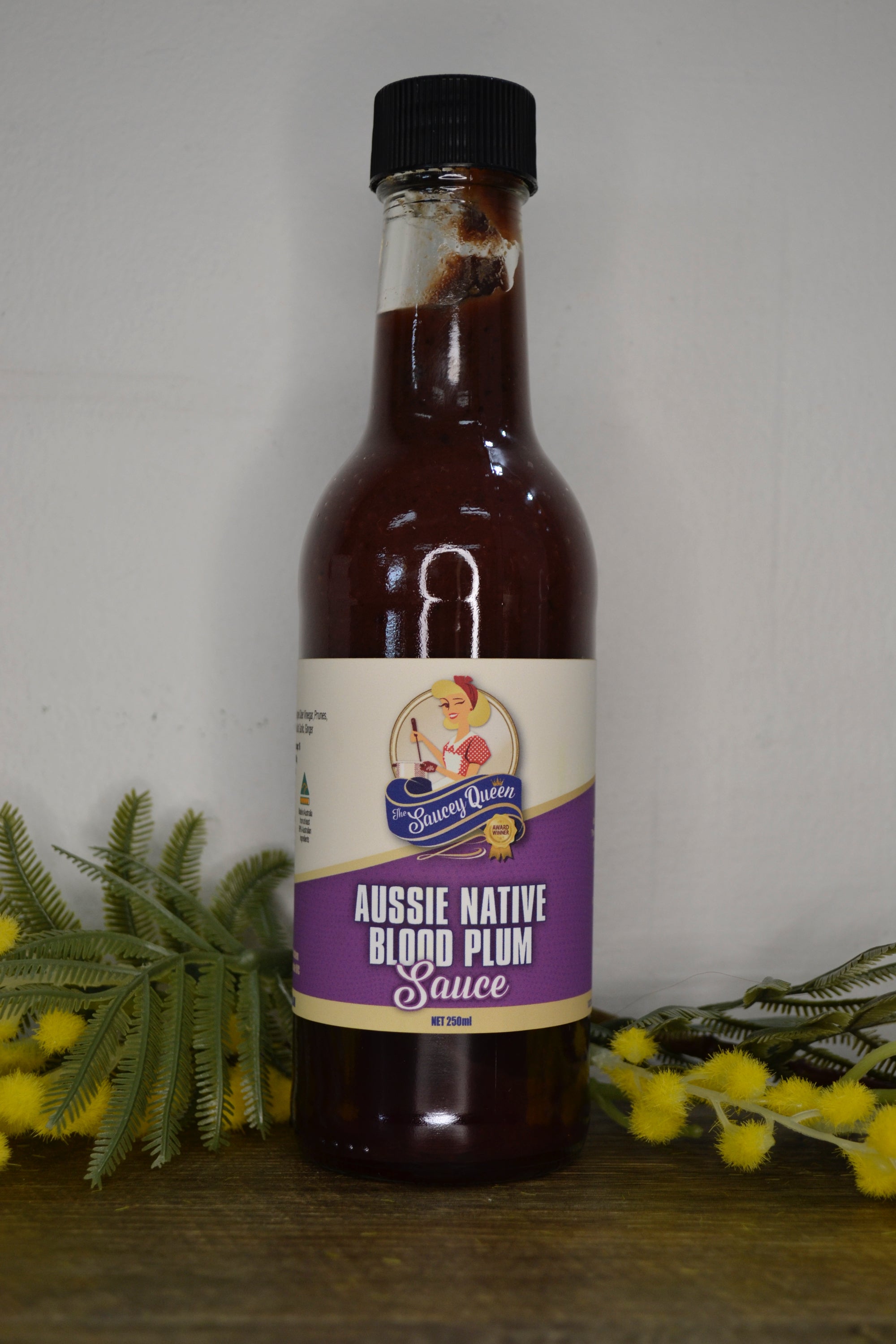 Aussie Native Blood Plum Sauce 250ml | A Sprig Of Wattle Shop 2/125 ...